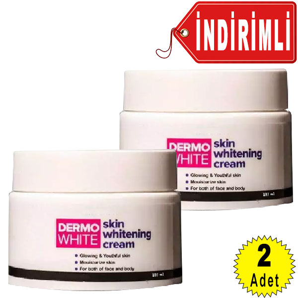 KAMPANYALI 2 KUTU DERMO WHITE SKIN WHITENING CREAM